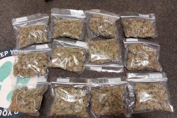 Parcel containing 'significant amount' of class B drug seized by police