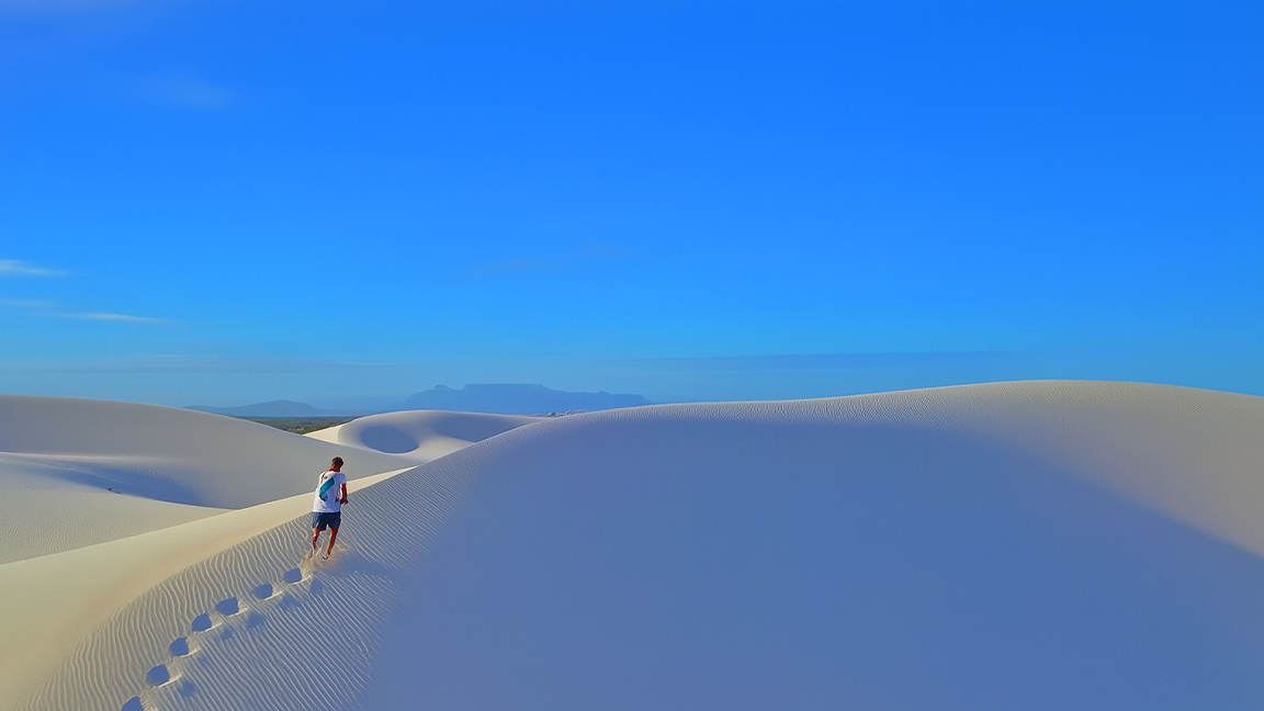 Flying Over South Africa’s Golden Atlantis Dunes