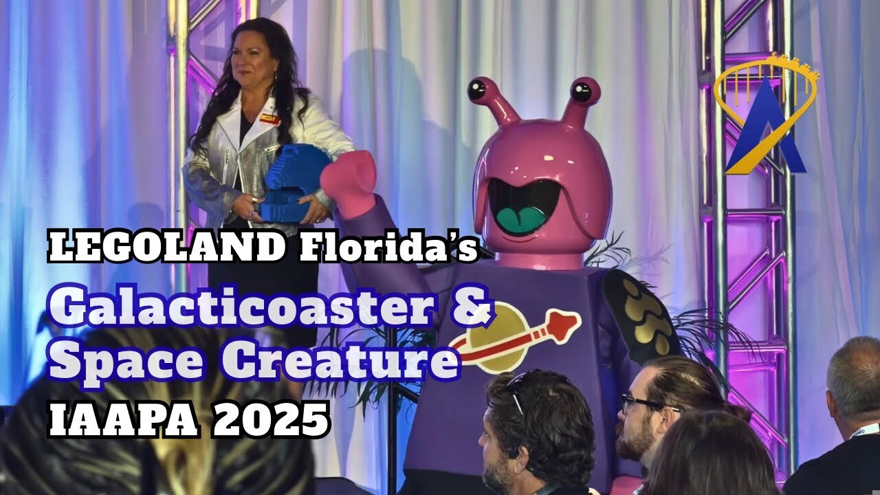 Legoland GalactiCoaster Preshow Video and New Character