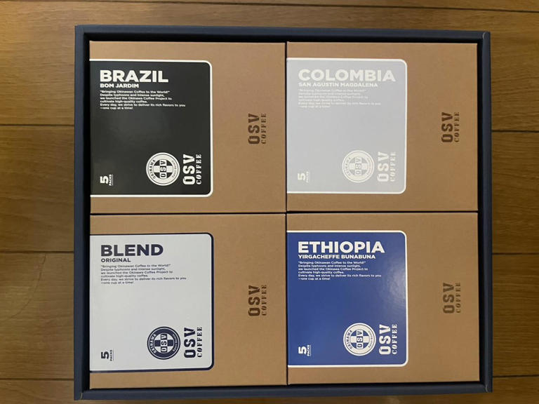 沖縄SVのコーヒーのドリップバッグギフトが届いた！コーヒー好きのQoly編集部がレビュー