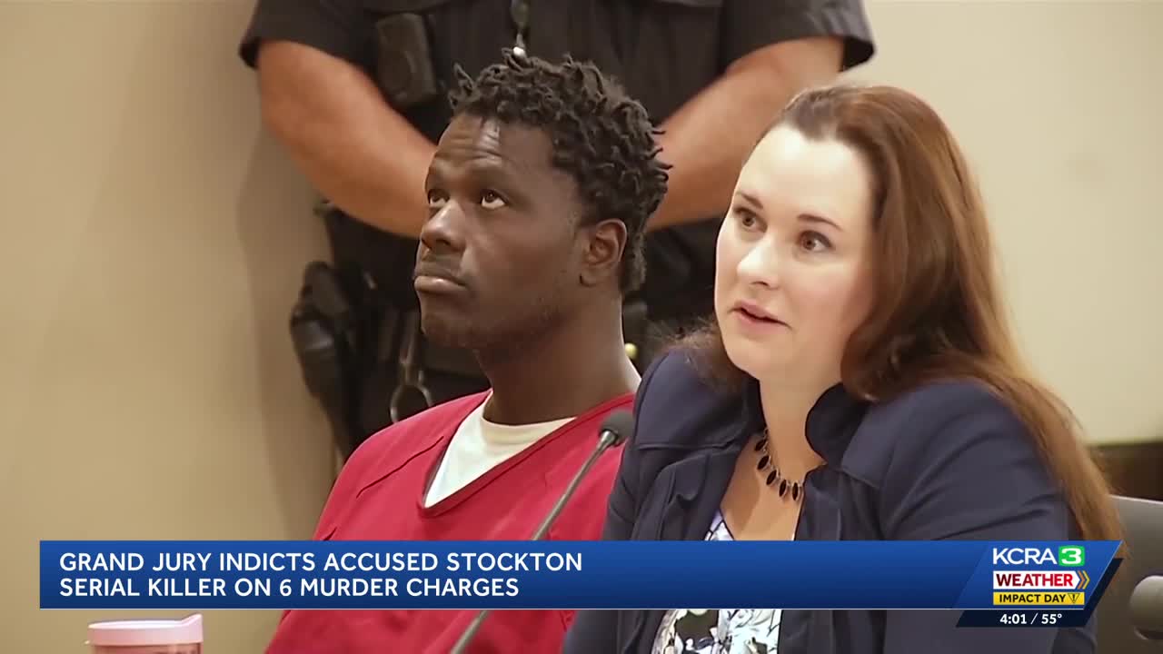 1 murder count is dropped against accused Stockton serial killer