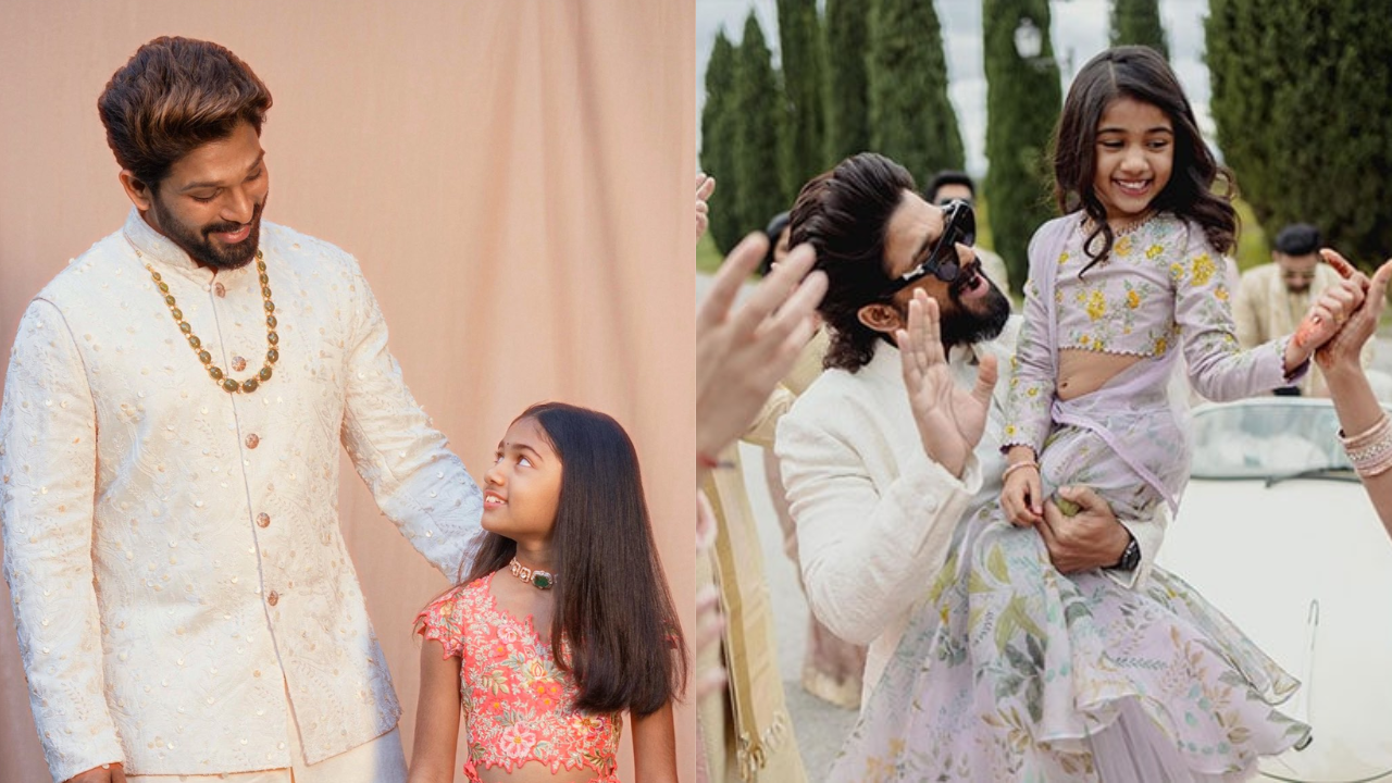 'Pushpa' star Allu Arjun shares a sweet picture with daughter Arha as ...