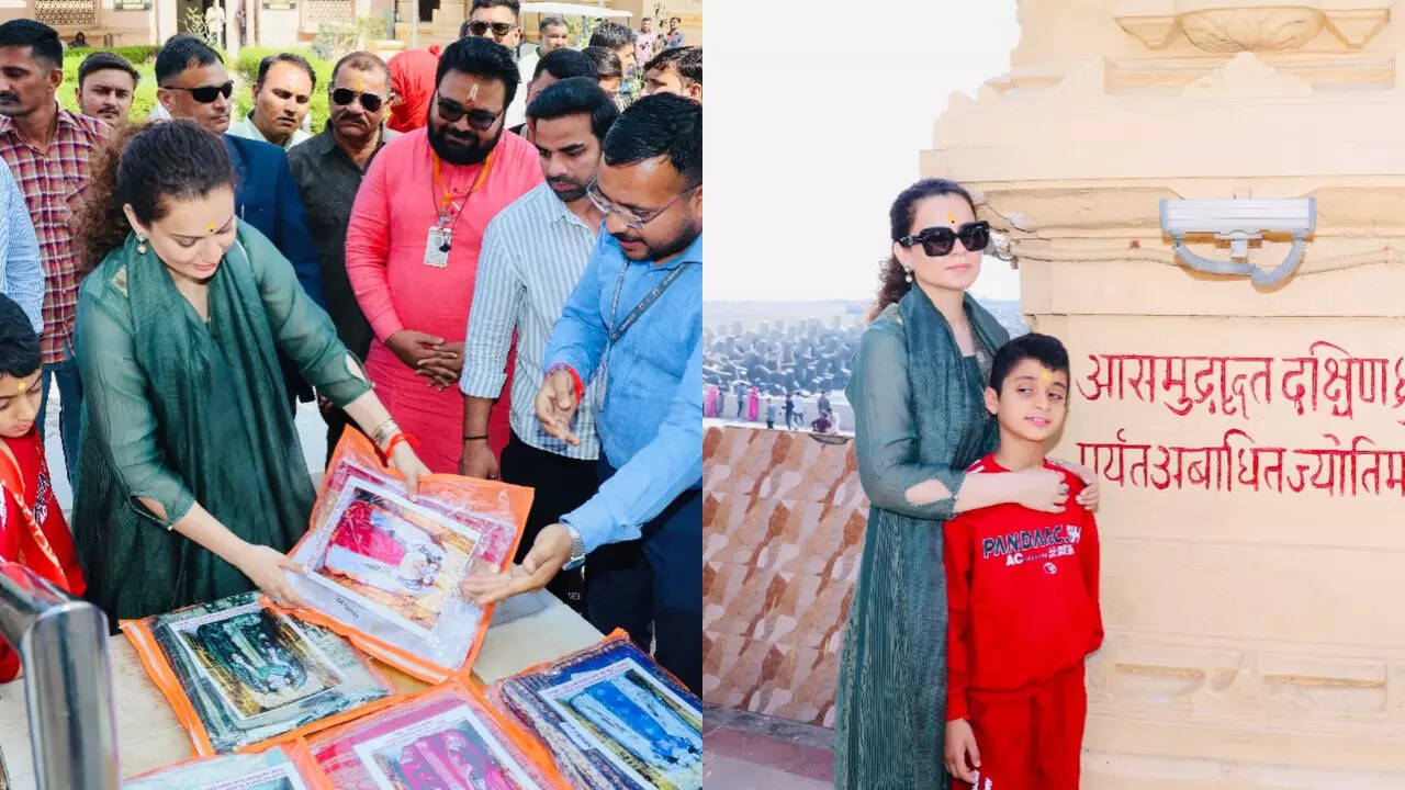 Kangana Ranaut’s Somnath Temple look is the most refreshing celebrity ...