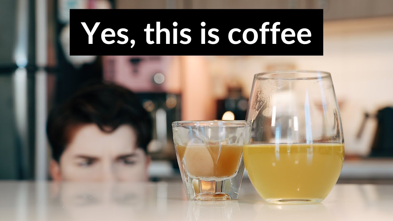 White coffee taste test: Light roast espresso vs pour-over!