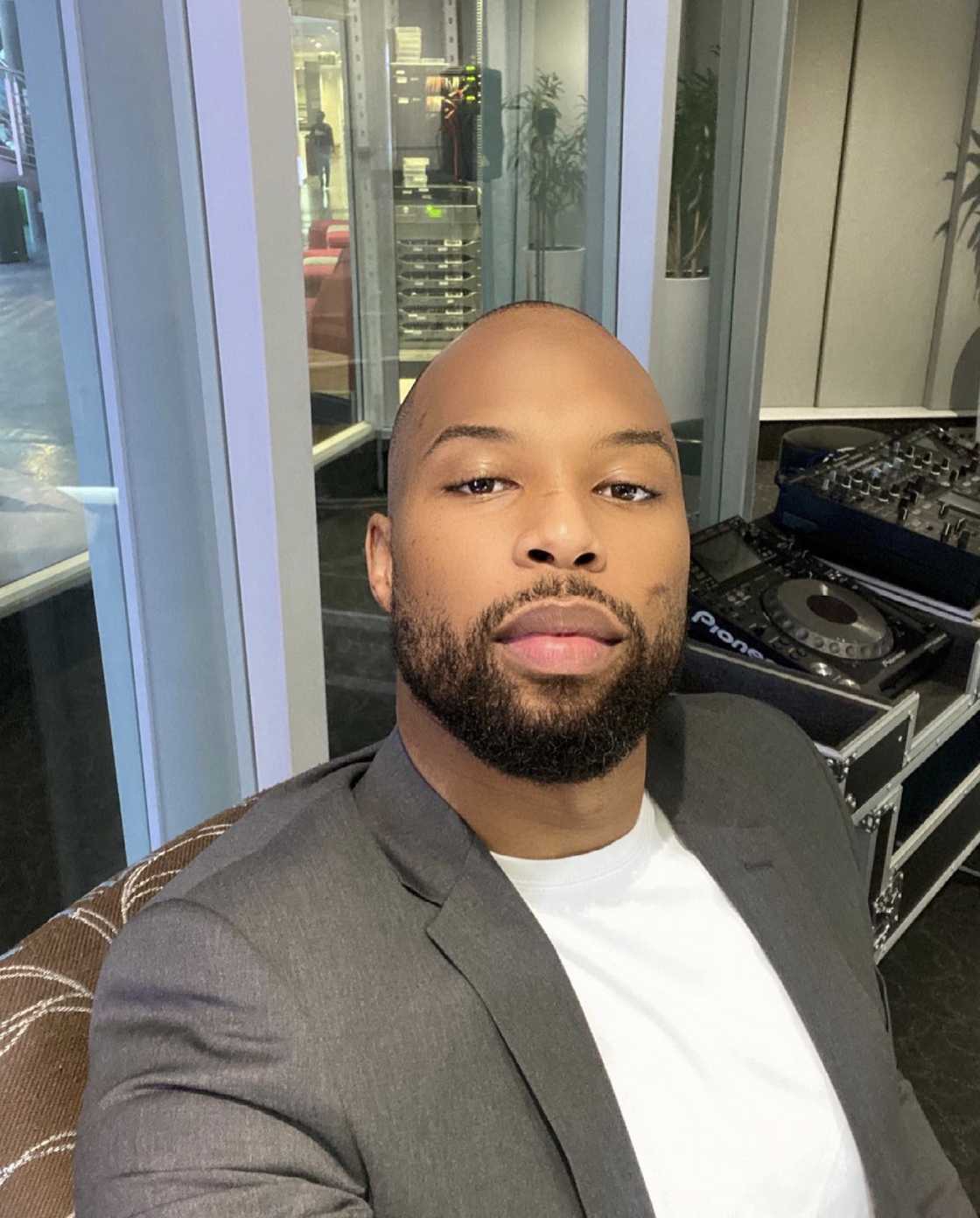 Here's a first look inside Sizwe Dhlomo's new home studio