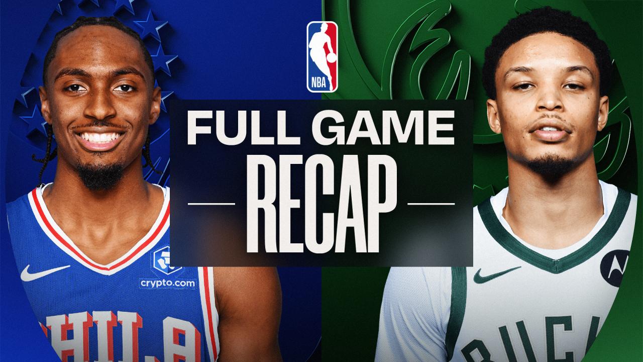 Game Recap: 76ers 123, Bucks 114