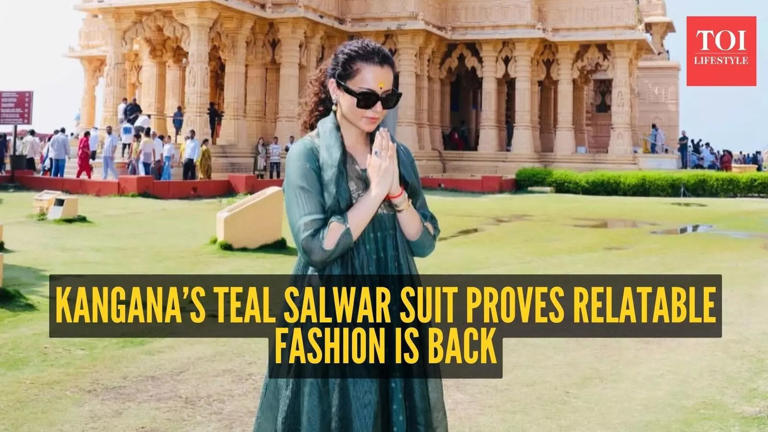 Kangana Ranaut’s Somnath Temple look is the most refreshing celebrity ...