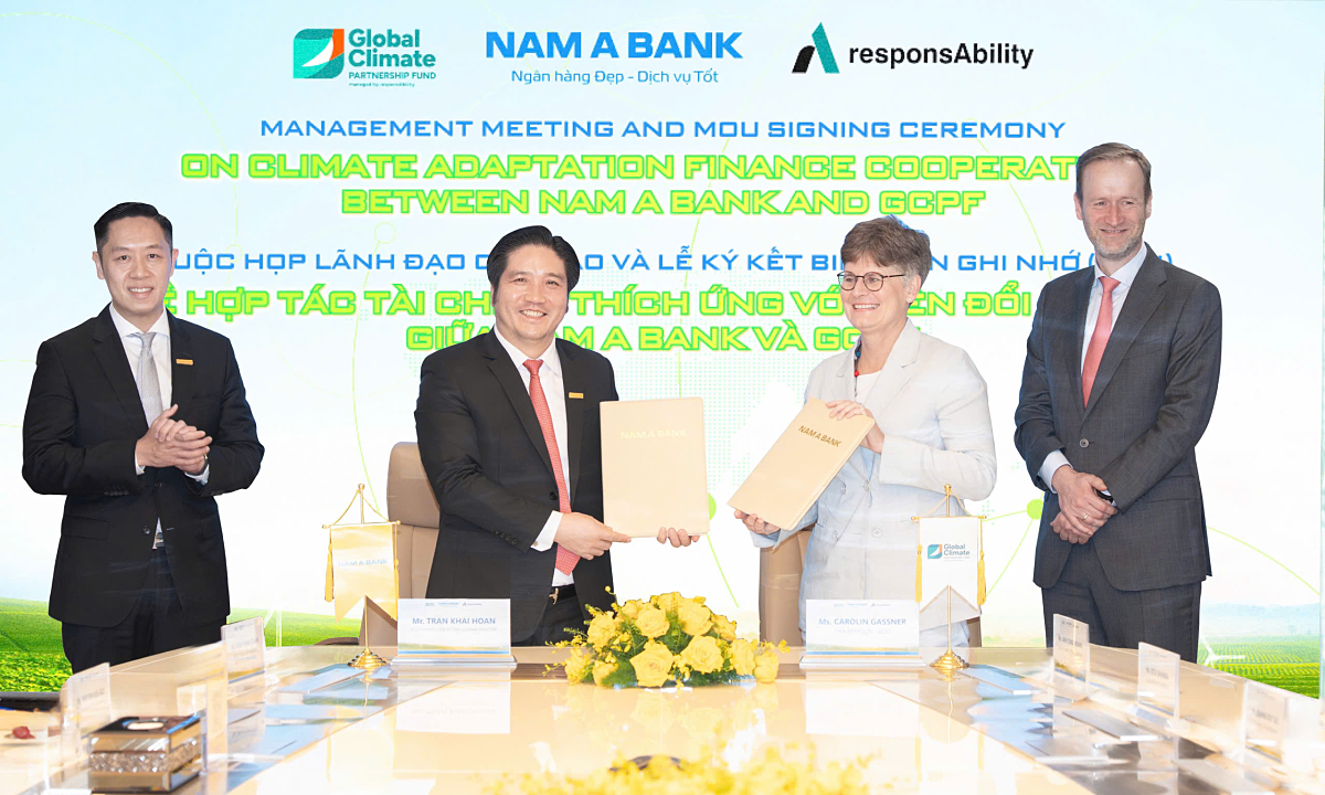 Nam A Bank and GCPF sign MoU to explore climate adaptation financing in ...