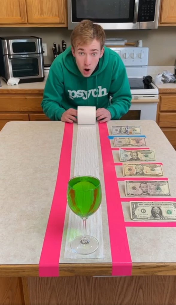 Toilet Paper Wine Glass Challenge – Hilarious Family Fun