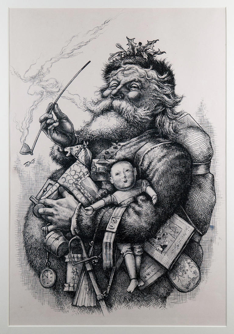 When did Santa become Santa? When Morristown artist started to draw him