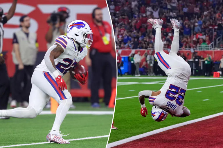 Bills’ Ray Davis returns kickoff 97 yards for touchdown on his birthday