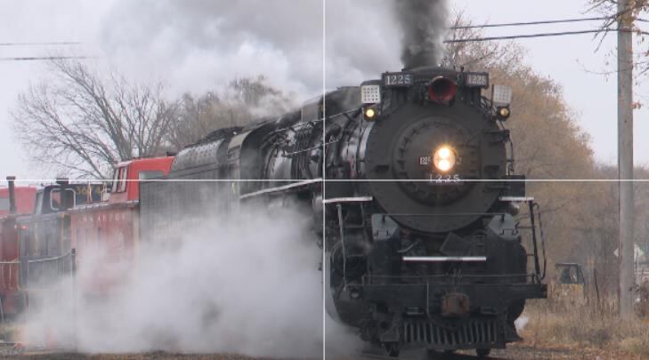 Steam locomotive transforms into the North Pole Express