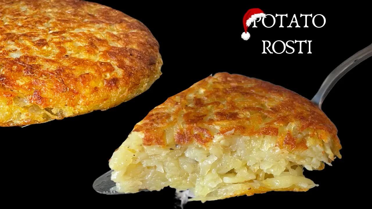 potato rosti recipe: easy giant hash brown