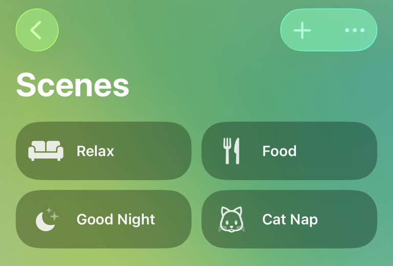 My favorite smart home scene is the one I use last of all