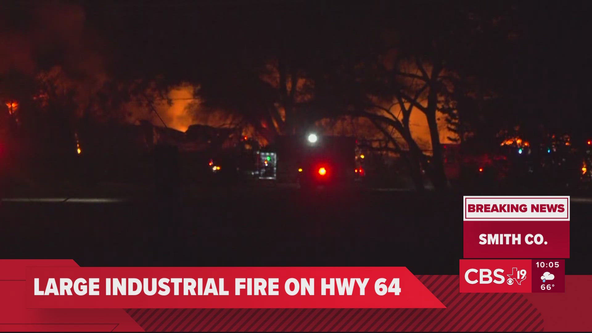 Residents asked to evacuate as fire at industrial building near Tyler ...