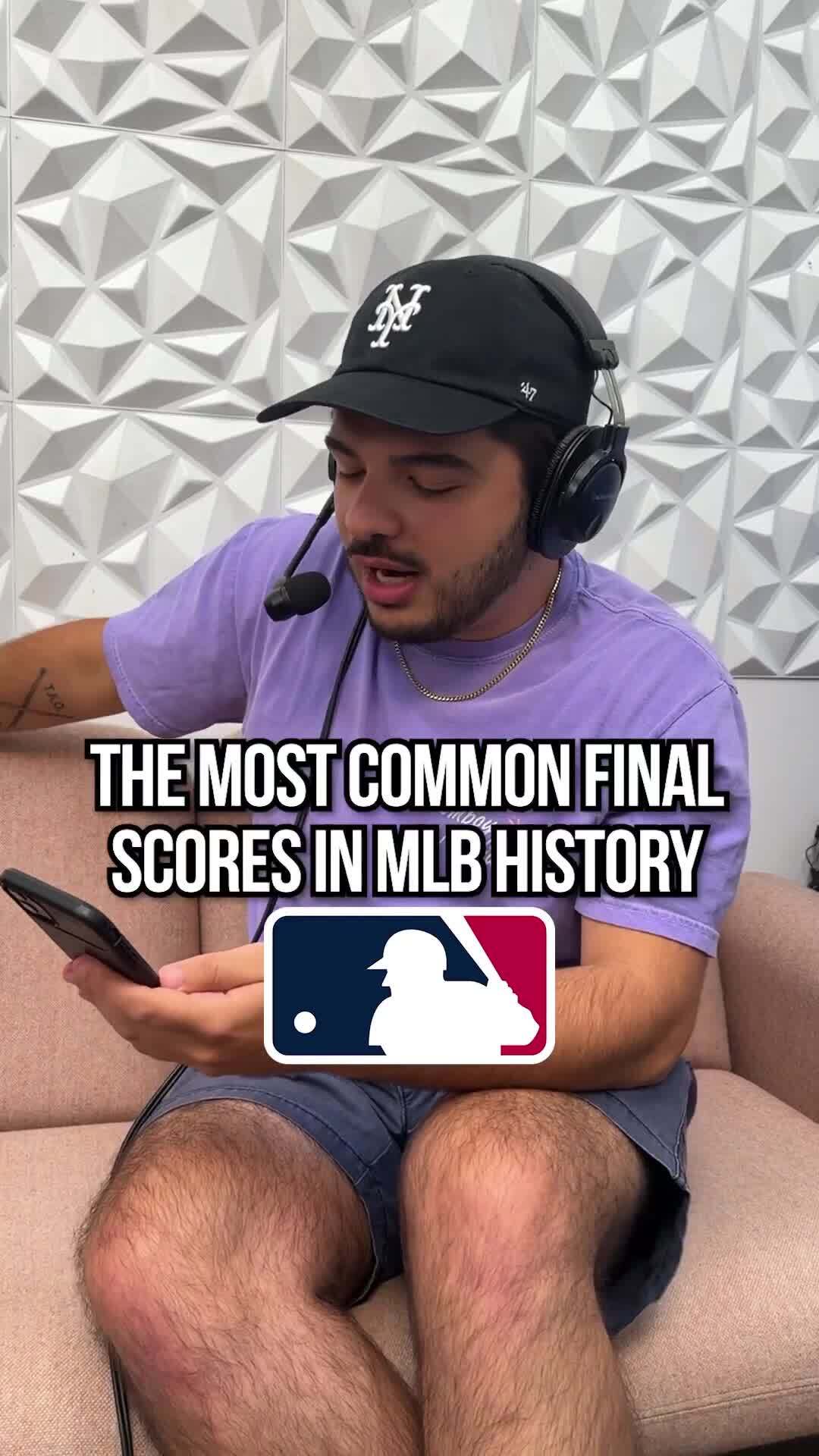 Most common baseball scores! #mlb #baseball #sports #trivia