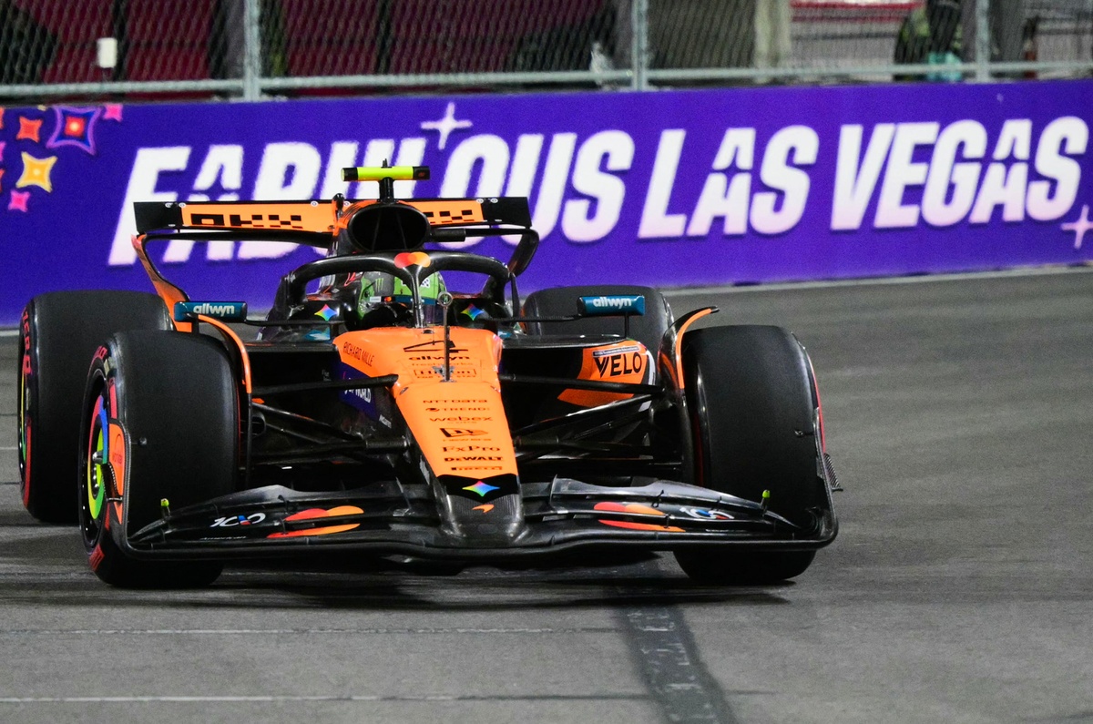 Norris bovenaan in door rode vlaggen verstoorde F1-training in Las ...
