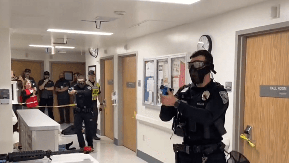 Redding first responders conduct active shooter drill at Shasta ...