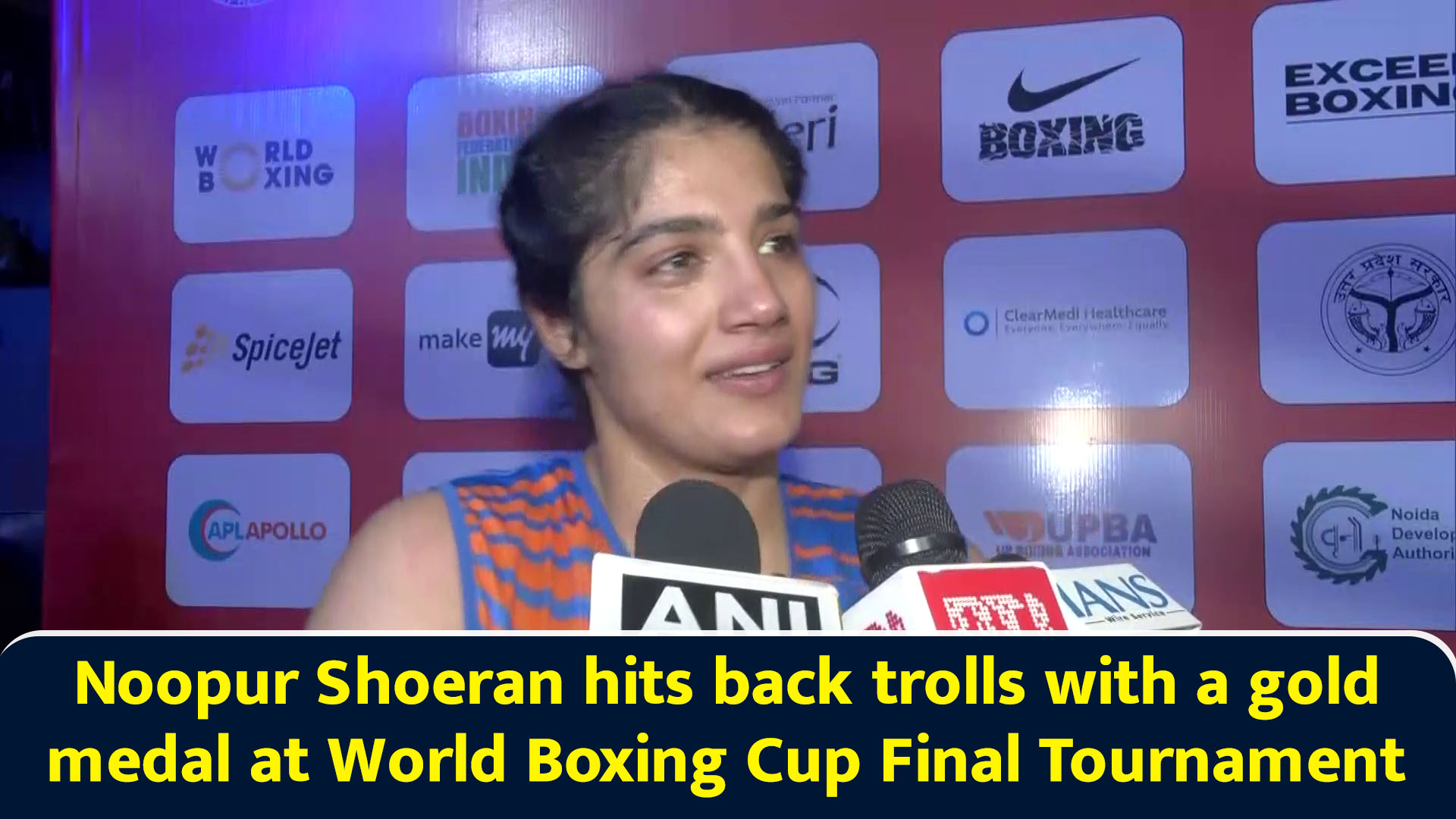 Noopur Shoeran hits back trolls with a gold medal at World Boxing Cup ...