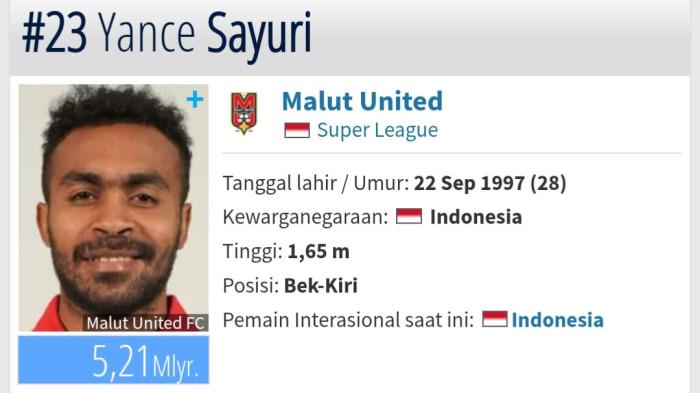 Yance Sayuri dan Gustavo Franca Head to Head,Siapa Pemain Paling ...