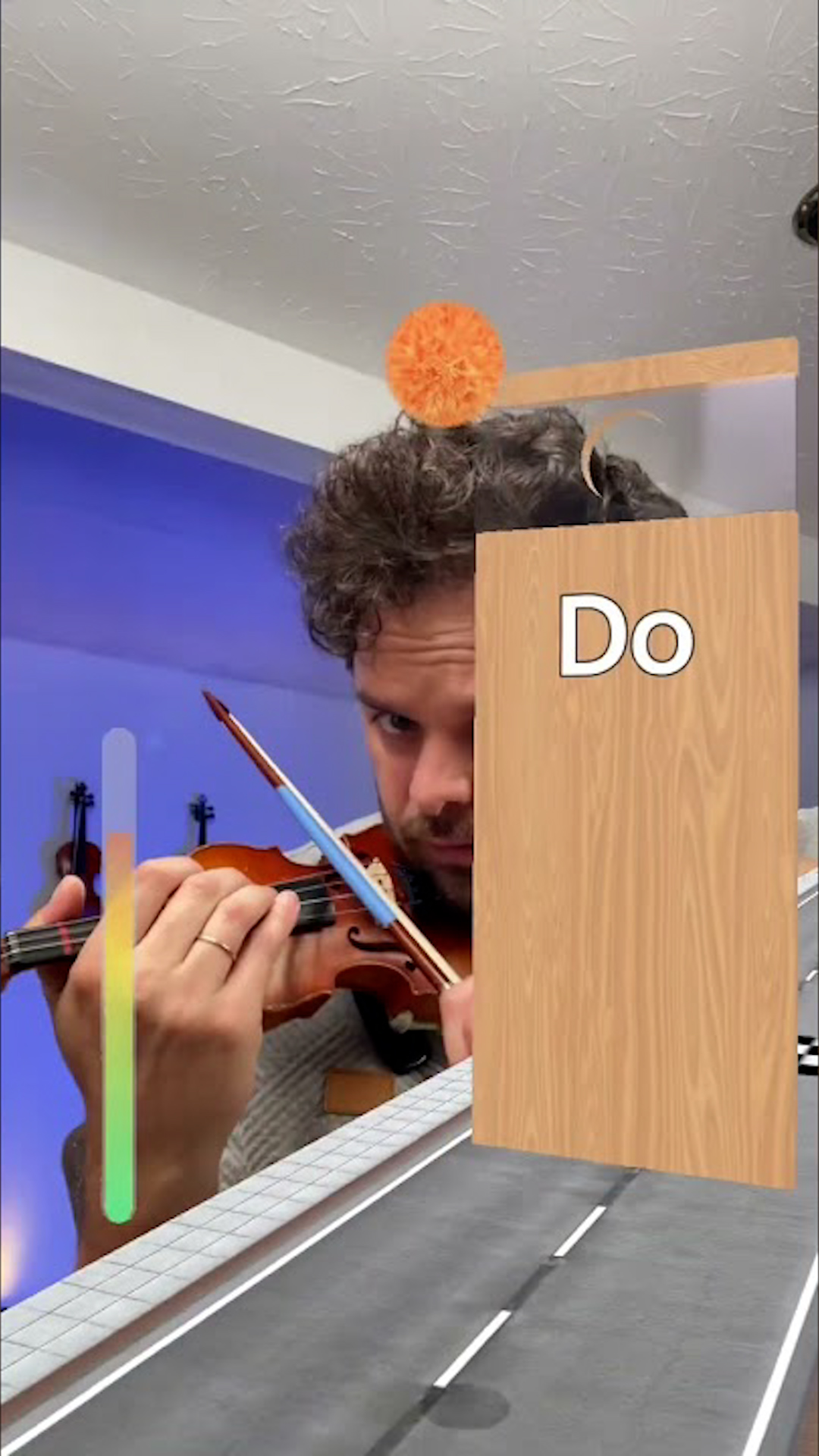 Perfect Pitch Challenge on a Tiny Violin