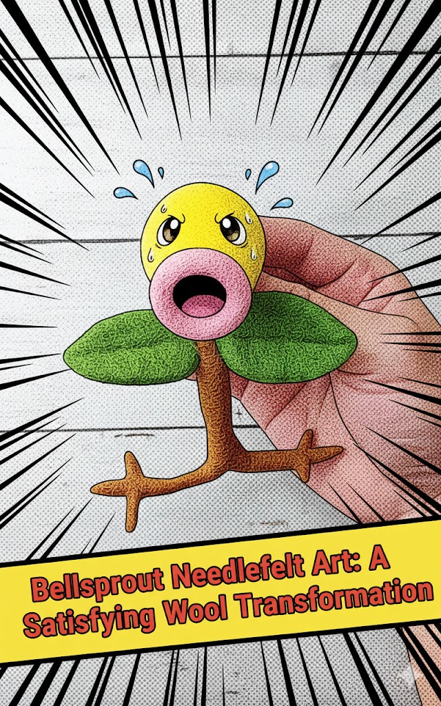 Bellsprout Satisfying Wool Art
