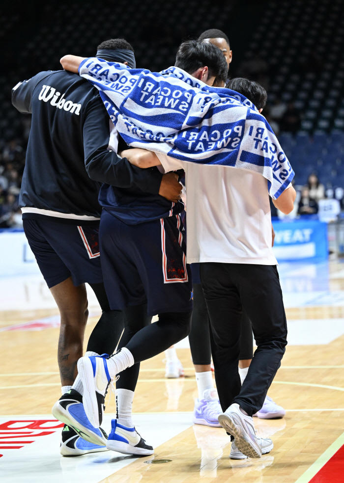 Busan KCC → Team Emergency! Song Kyo-chang right ankle 6 weeks OUT → 2 weeks out of diagnosis