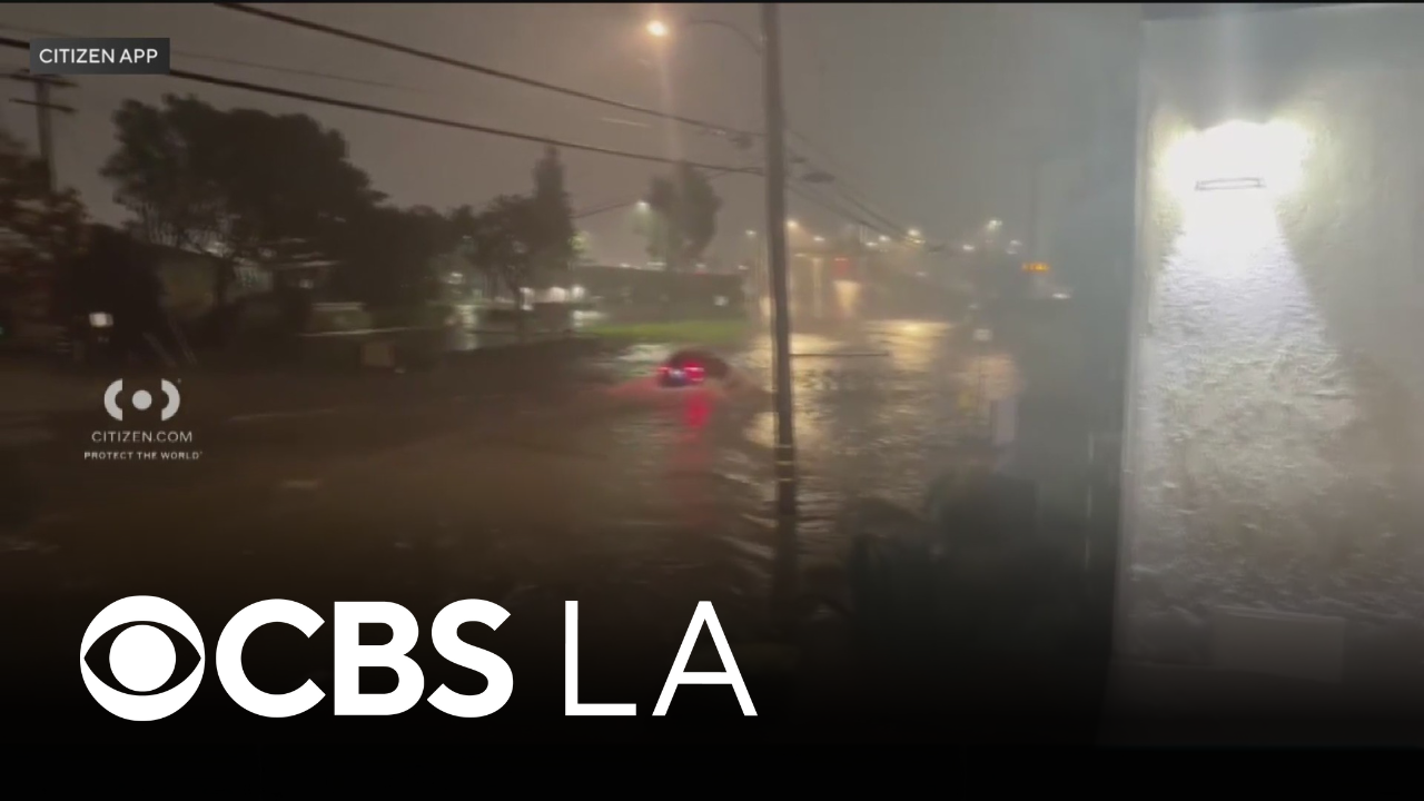 Orange County streets flooded as latest storm passes through Southern ...