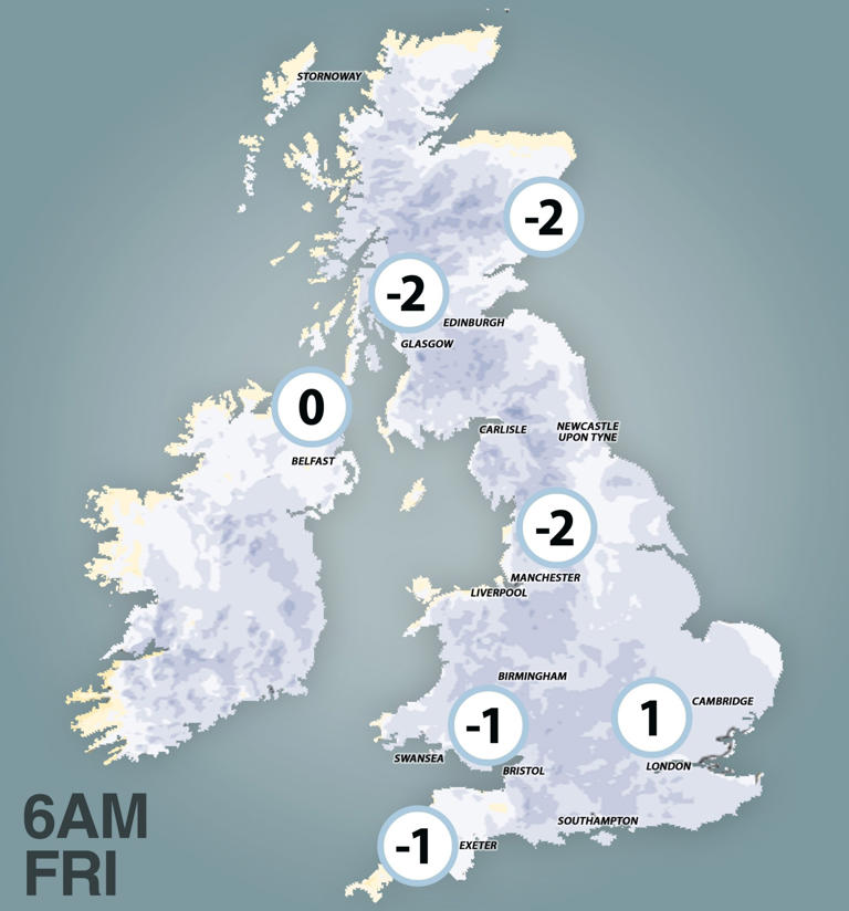 UK 'still in the grip of cold, Arctic air'