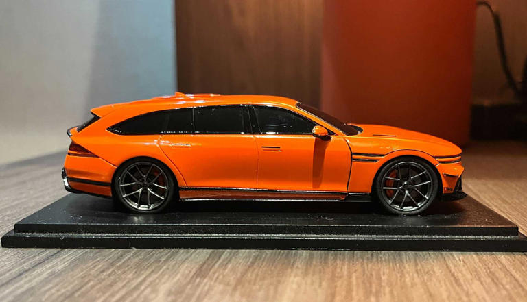 Genesis Surprises The World With G90 Wingback Magma Wagon Concept