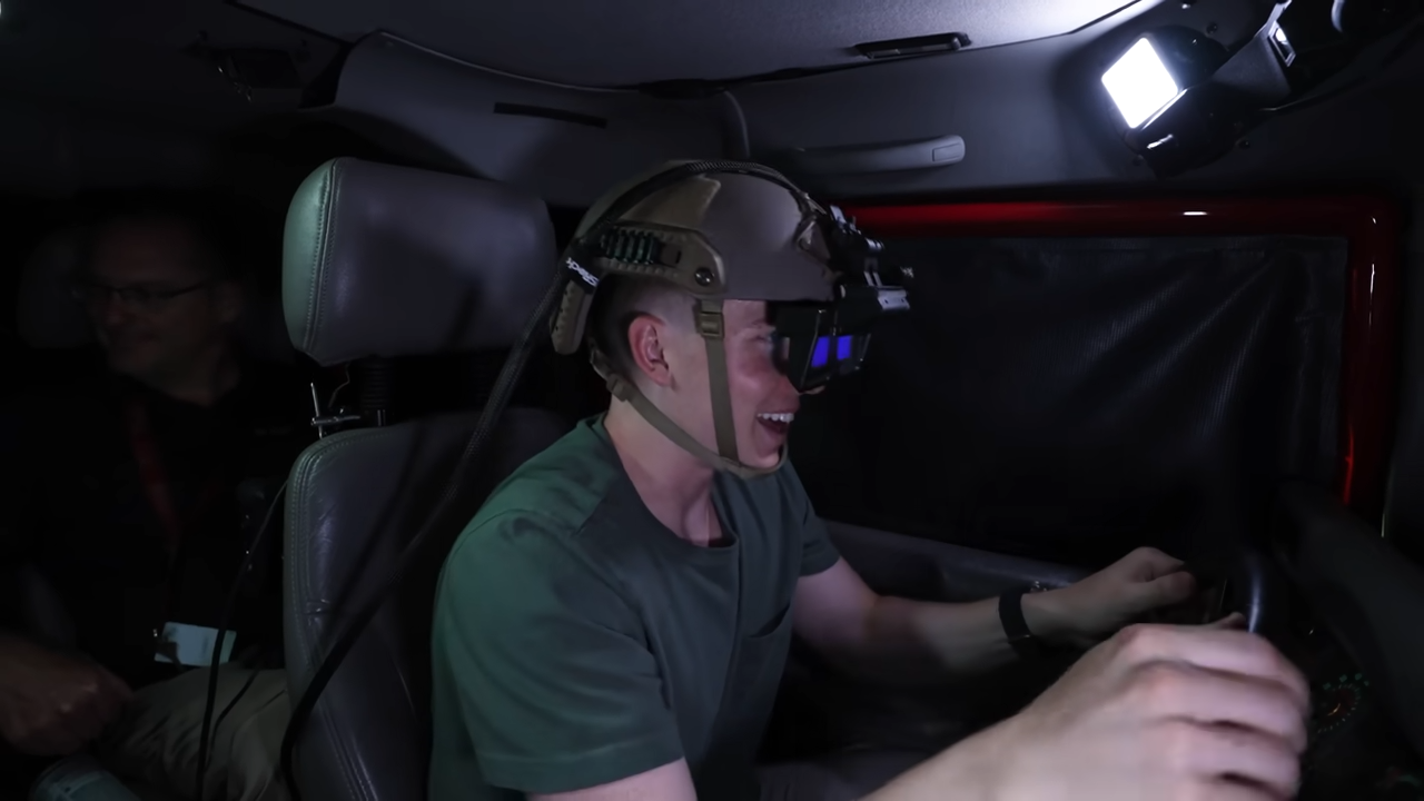 Watch the Helmet That Lets You See Through a Vehicle in Full 360 Vision
