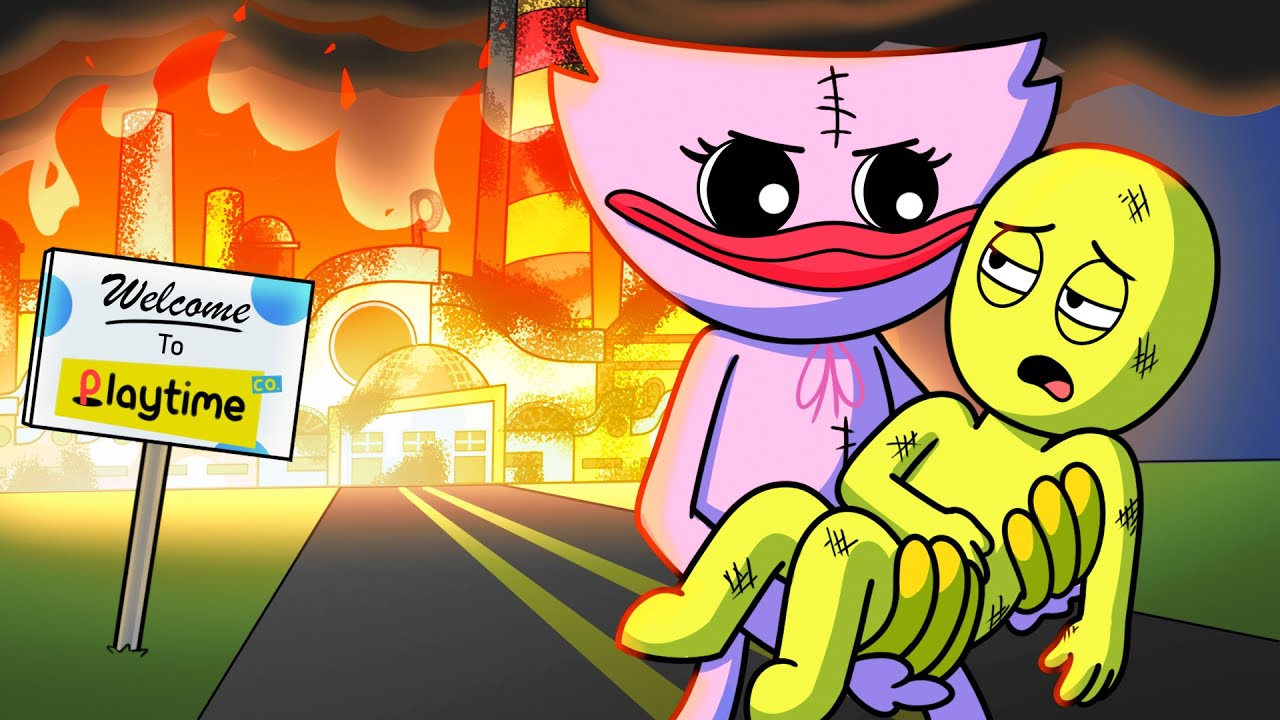 Kissy Missy saves player? (Cartoon animation)