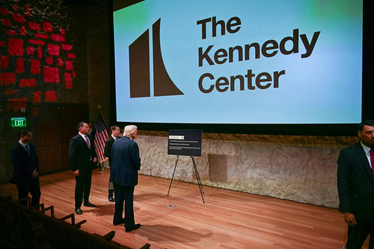 Trump naming Kennedy Center after his favorite president