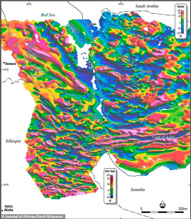 Africa is splitting in TWO: Magnetic data reveals how the entire ...