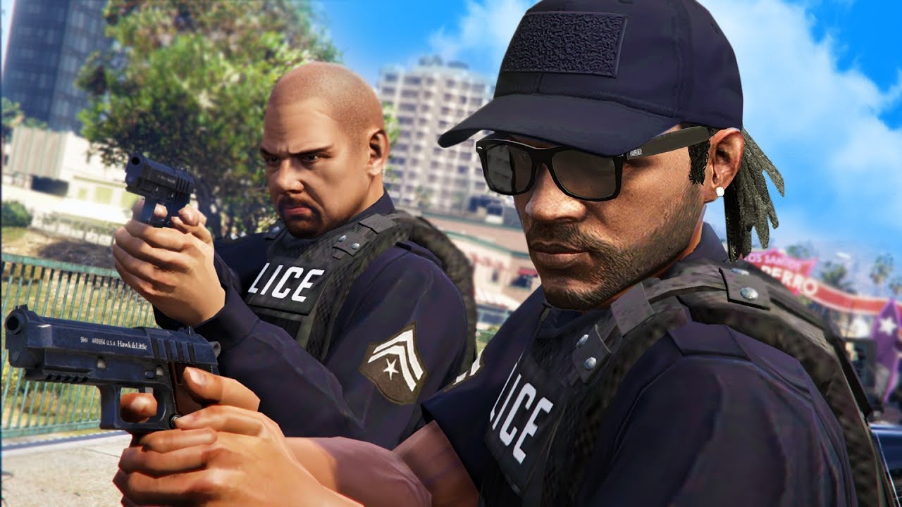 Playing as the police online | GTA 5 thug life #208