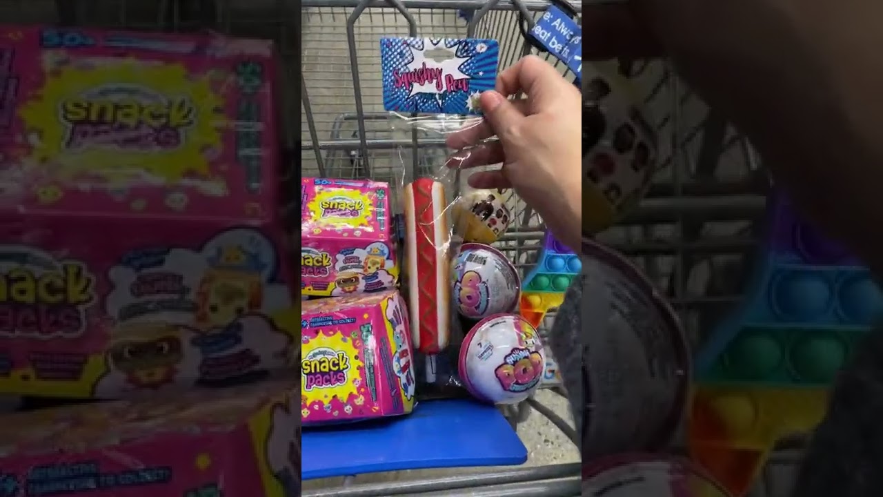 Buying all the toys in Walmart store