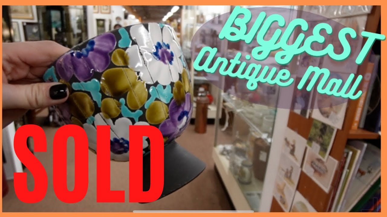 Sold | Biggest antique mall I've ever shopped | Shop with me in ...