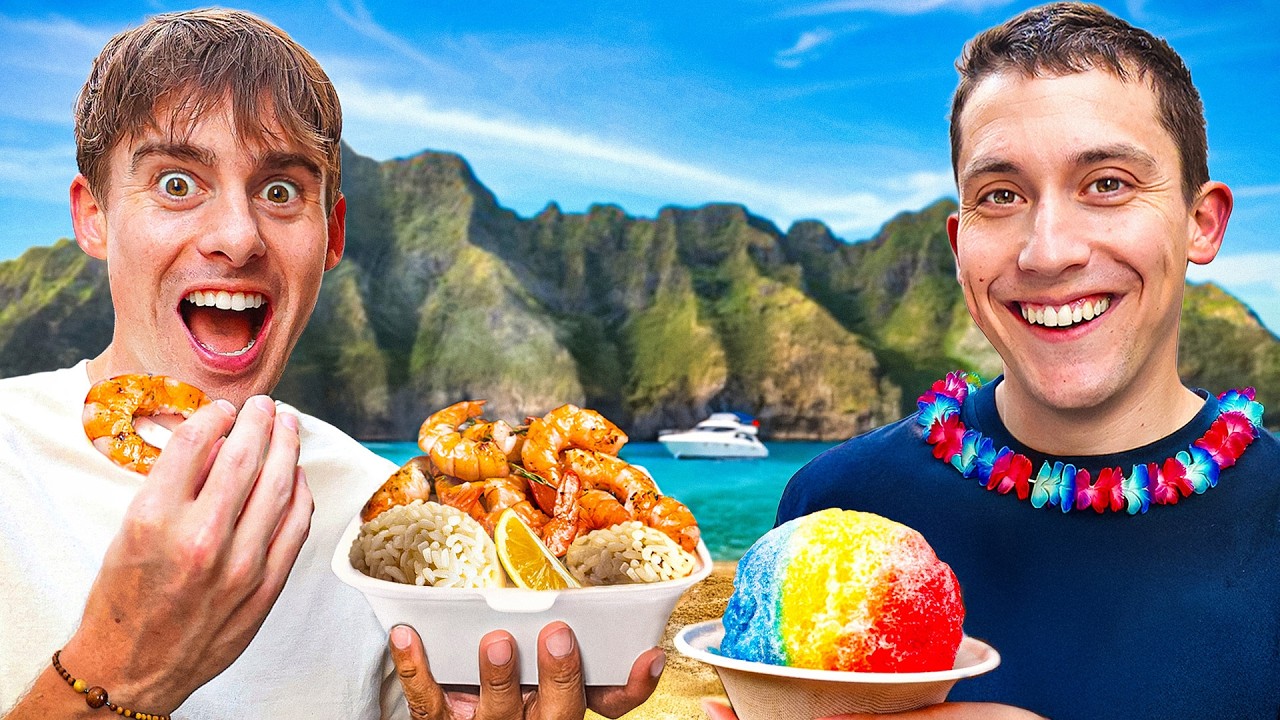 Two Brits try Hawaiian street food!