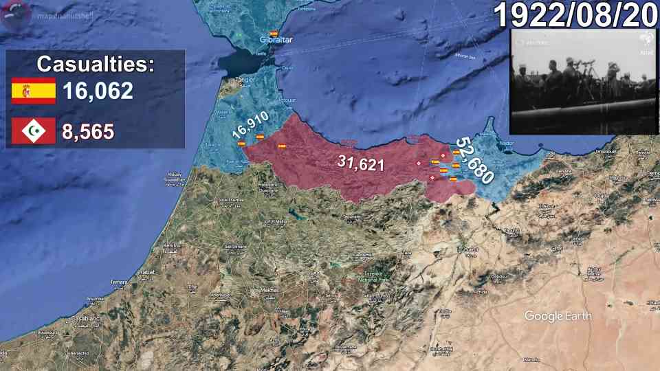 Rif War Mapped