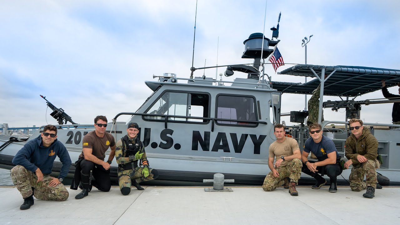 Diving with the US Navy – we found explosives, bomb squad responded!