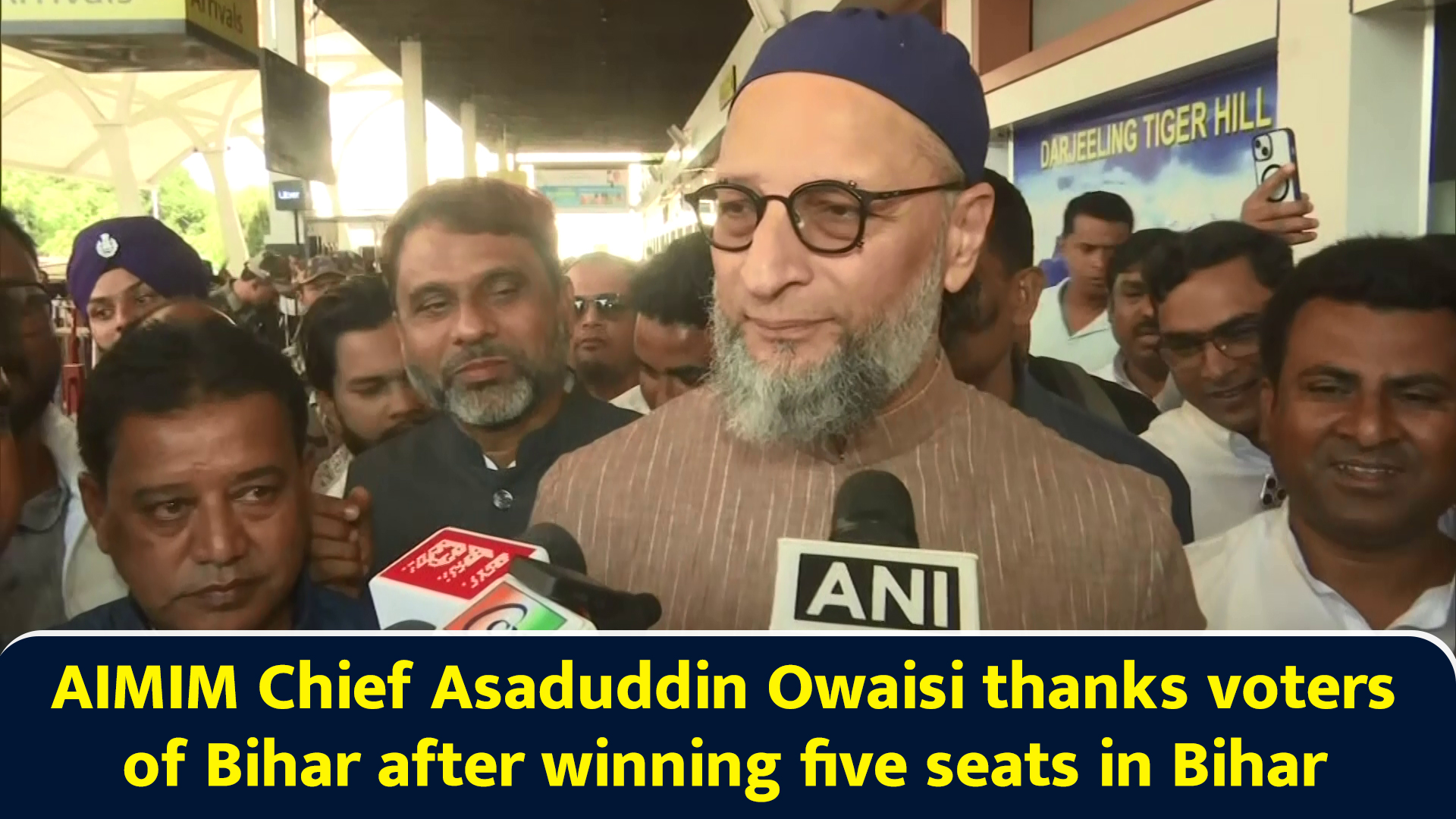 AIMIM Chief Asaduddin Owaisi thanks voters of Bihar after winning five seats in Bihar