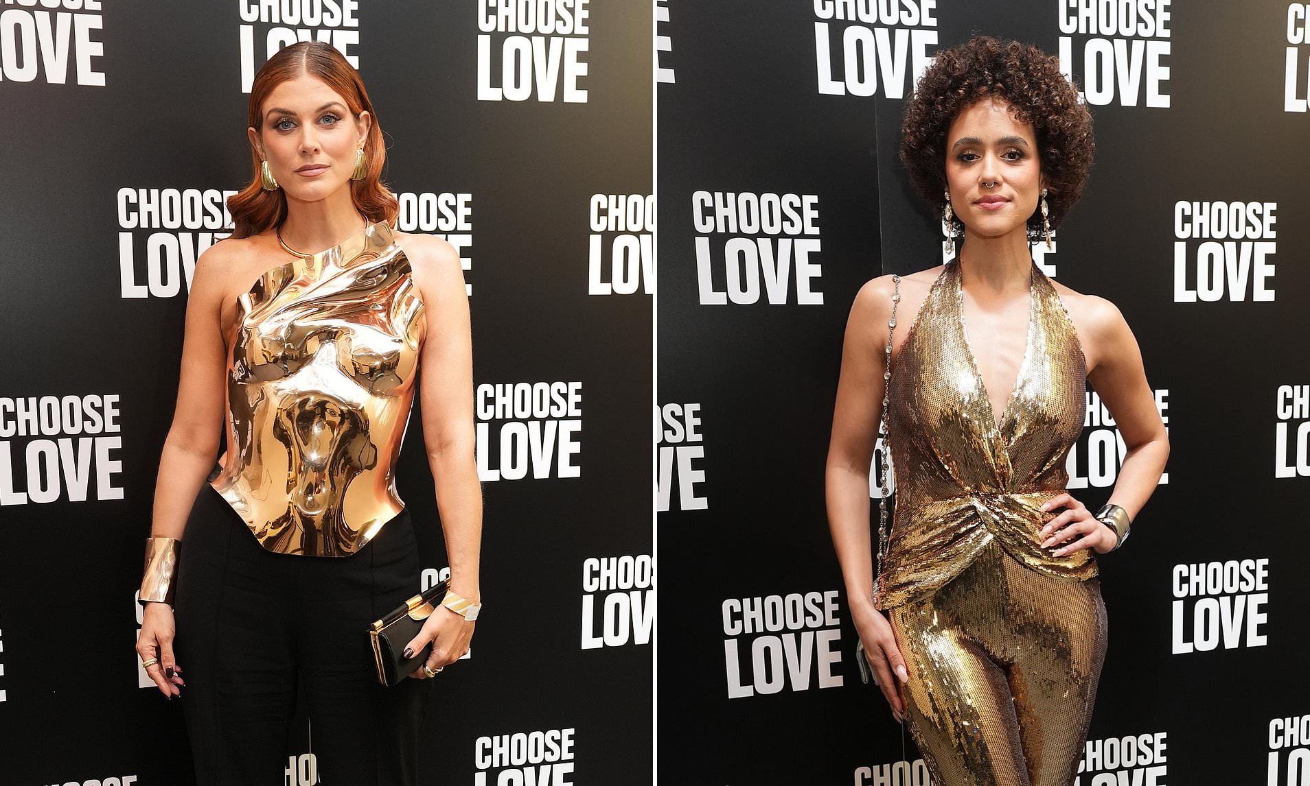 Nathalie Emmanuel joins Ashley James on the red carpet at the Choose ...