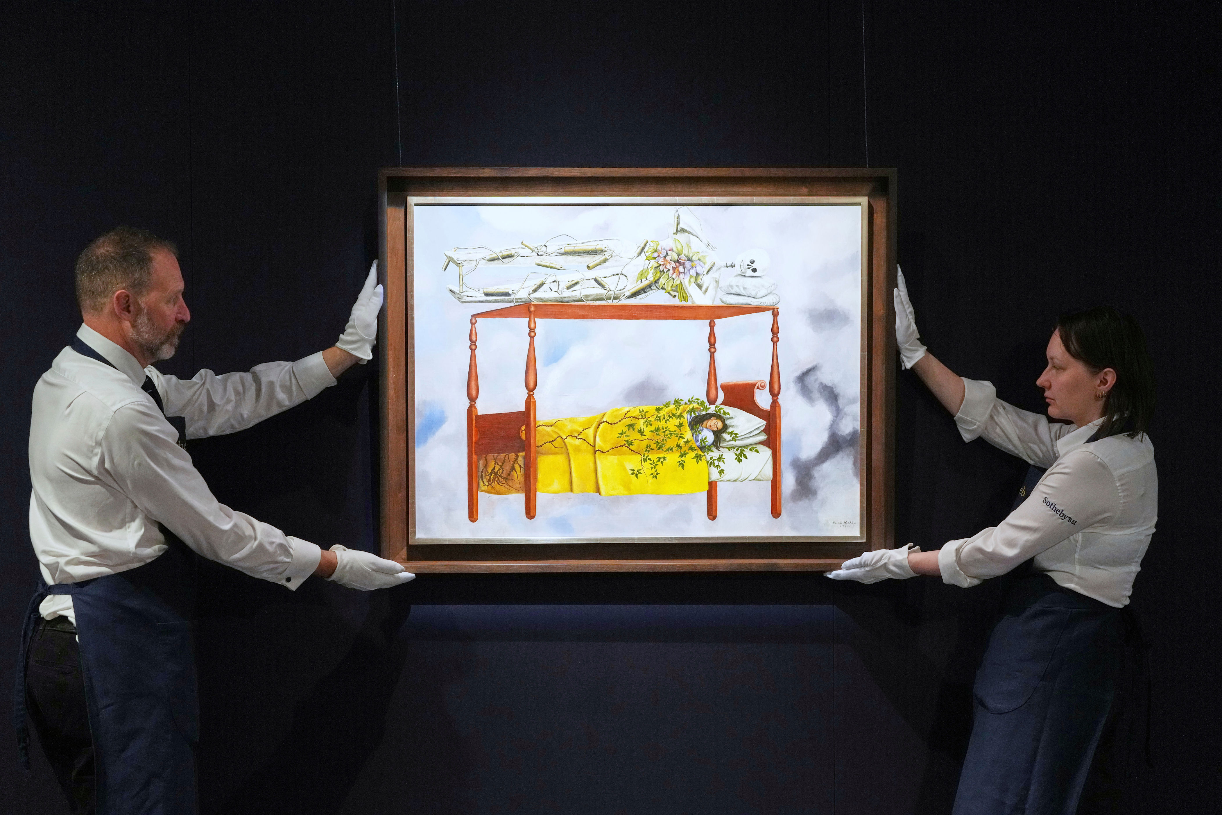 Frida Kahlo painting sells for £41.8m, breaking auction record for ...