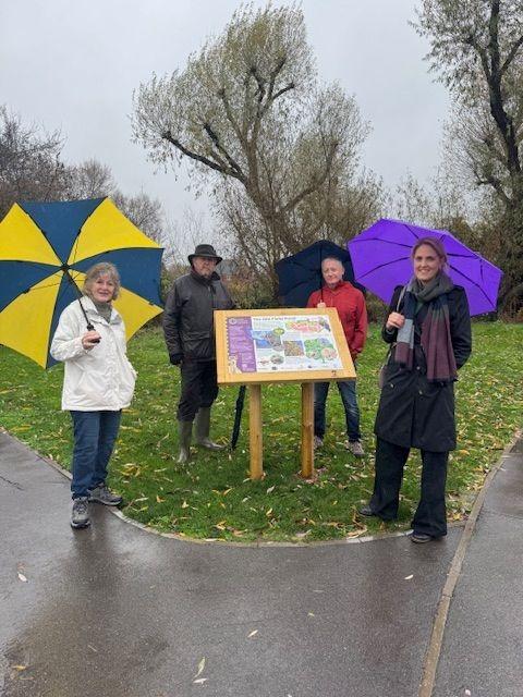 MP visit to see nature restoration on a new development