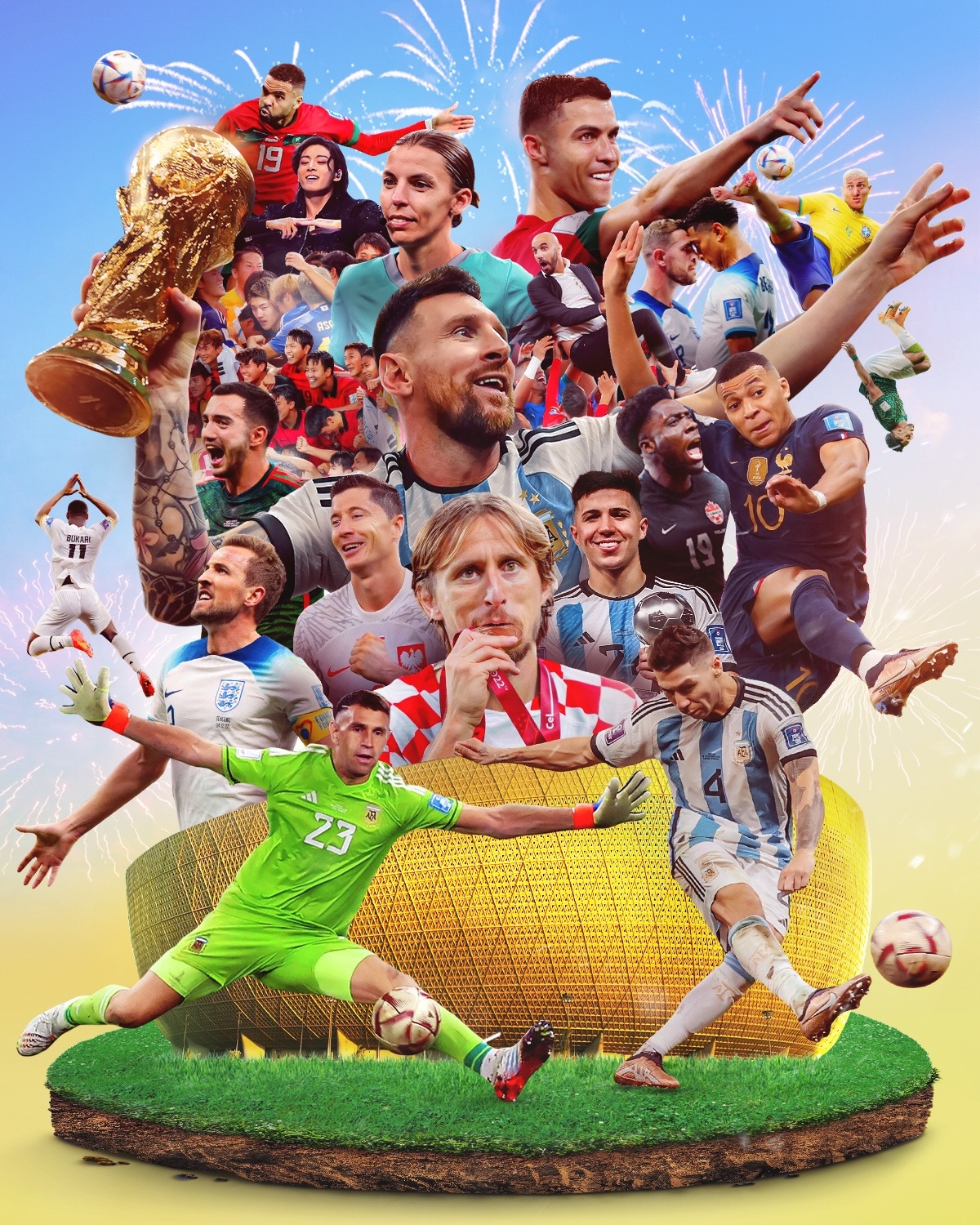 FIFA thêm Ronaldo vào poster quảng bá World Cup