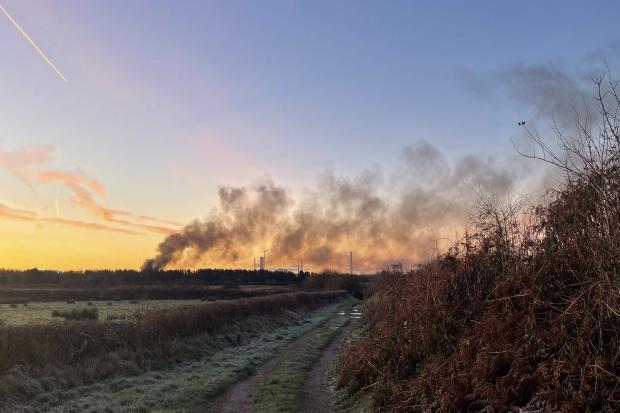 Emergency services called out to bus fire on car park close to ...