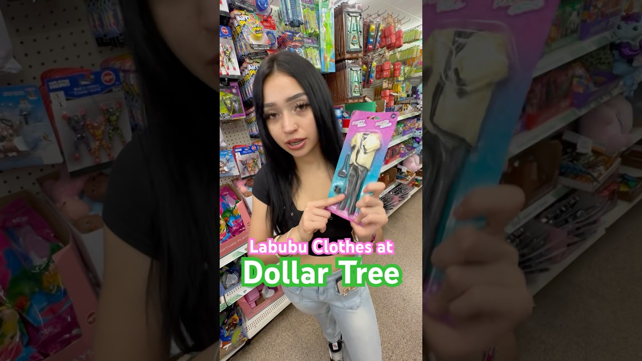 See how we found Labubu clothes at Dollar Tree