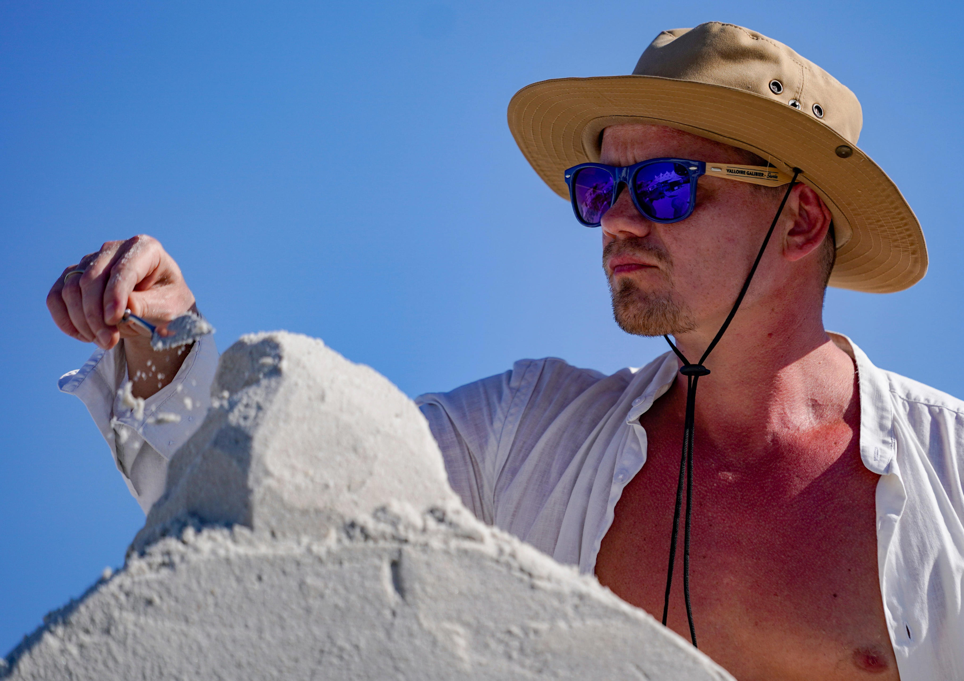 Get your toes in the sand and marvel at intricate sculptures