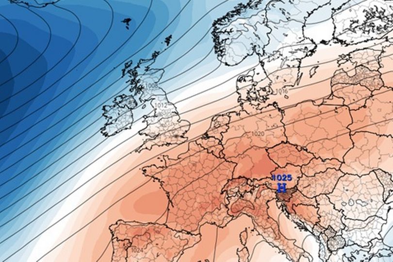 Ireland weather map shows big 16C change as Met Eireann give updated ...
