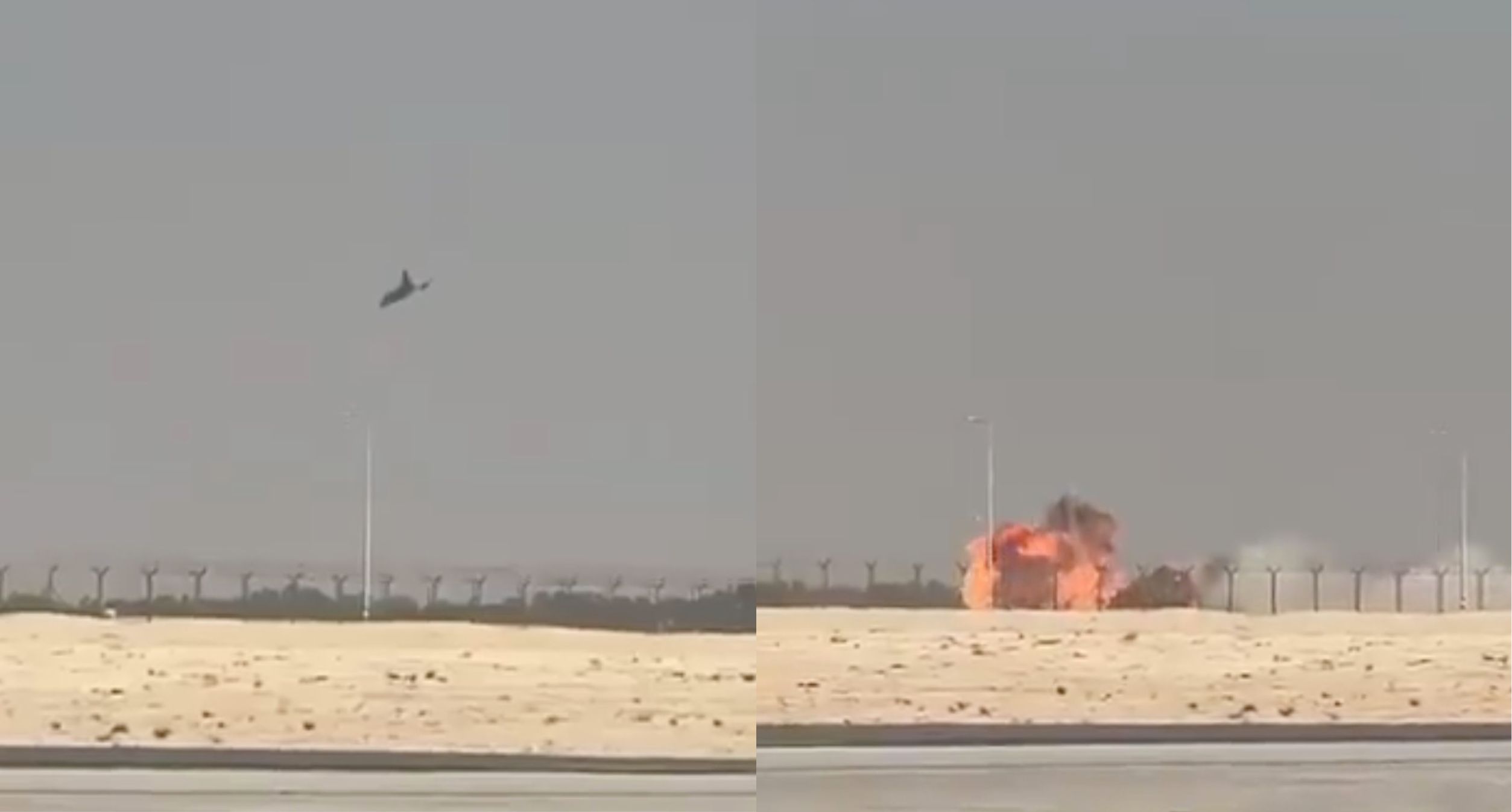 SHOCK VIDEO: Fighter Jet Crashes in Massive Fireball During Dubai Air ...